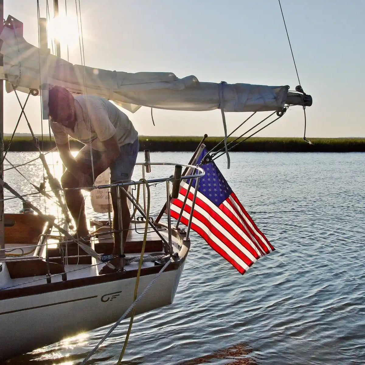 Wooden Flag Pole - Sailing | Blog