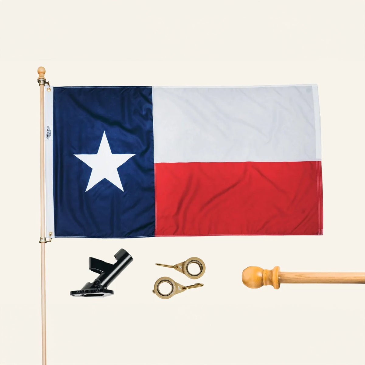 Texas Flag Set | Allegiance Flag Supply
