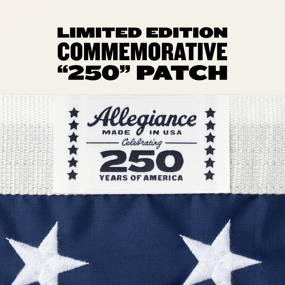 The American Made Flag | 100% Made in America | Allegiance Flag Supply