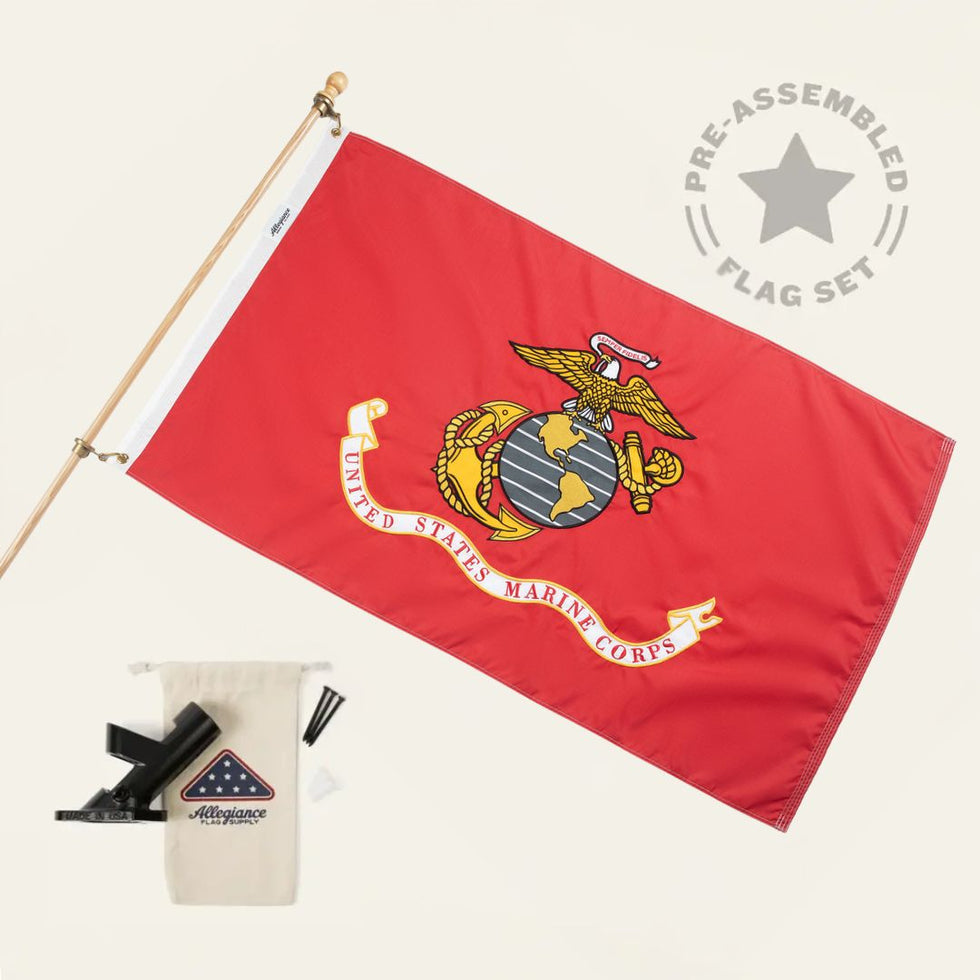 United States Marine Corps Flag Set