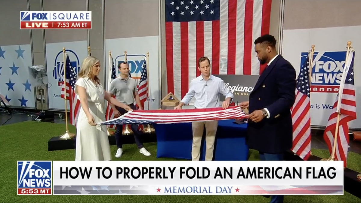 Folding The American Flag